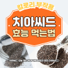 치아씨드 효능 먹는 법 부작용 칼로리 정리 치아시드 네이버 블로그